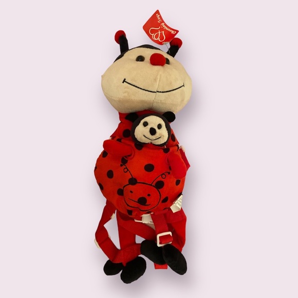 Toys | Kids Ladybug Backpack Style Stuffed Animal | Poshmark